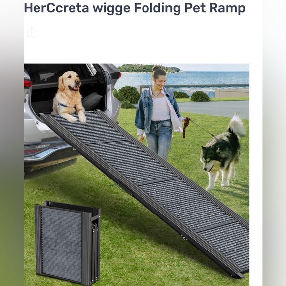 Dog | Herccreta Wiggi Dog Folding Ramp | Poshmark